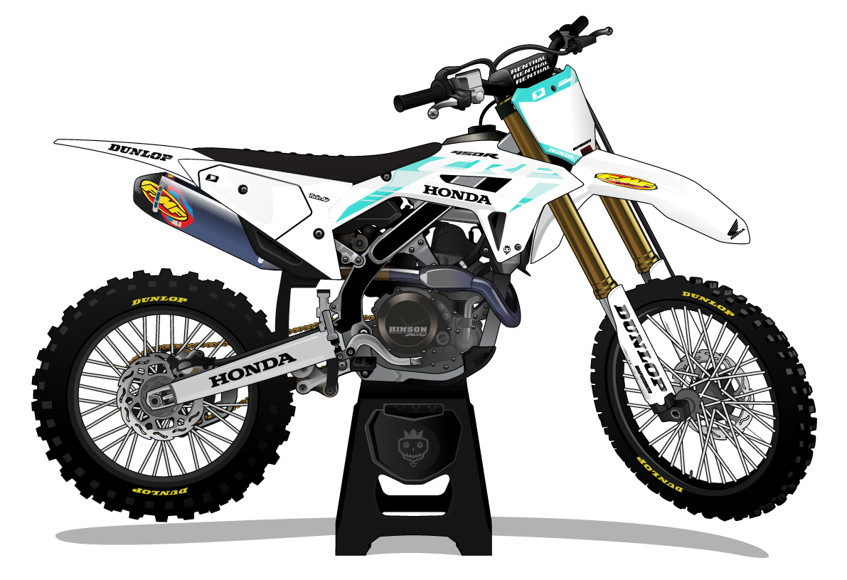 HONDA - OEM TEAL – Graphics Guys Motorsports