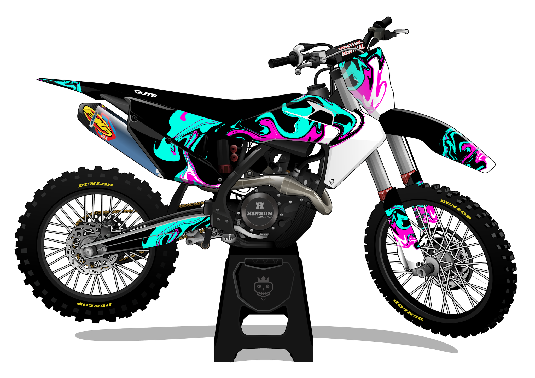 FREE RIDE - DRIP – Graphics Guys Motorsports