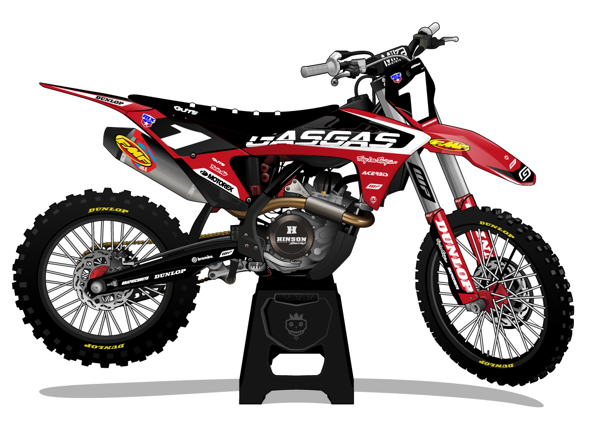 GASGAS - VISUAL BLACK-WHITE – Graphics Guys Motorsports