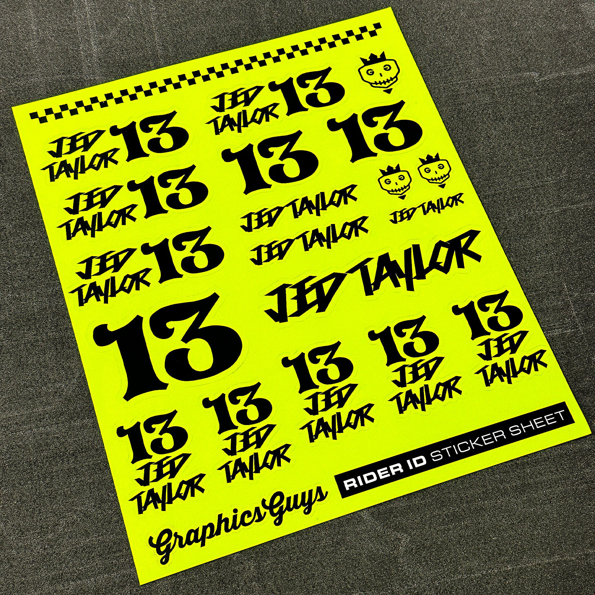 Ripper - Sticker Sheets – Graphics Guys Motorsports