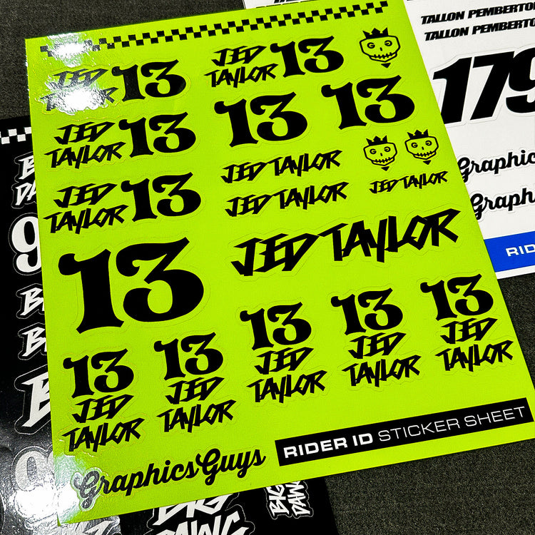 Ripper - Sticker Sheets – Graphics Guys Motorsports