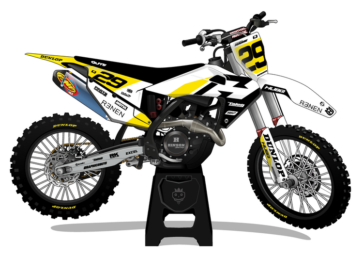 HUSQVARNA - POWER YELLOW – Graphics Guys Motorsports