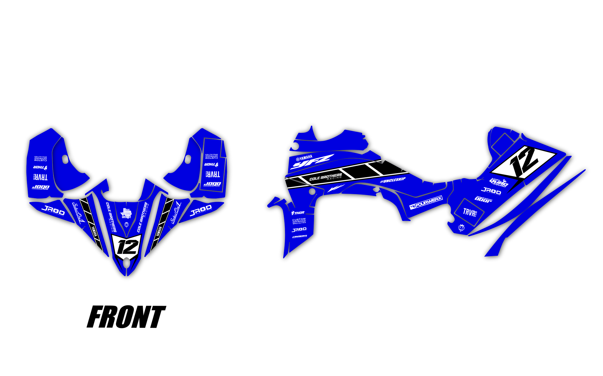 YAMAHA YFZ450 - RETRO BLUE – GGMS