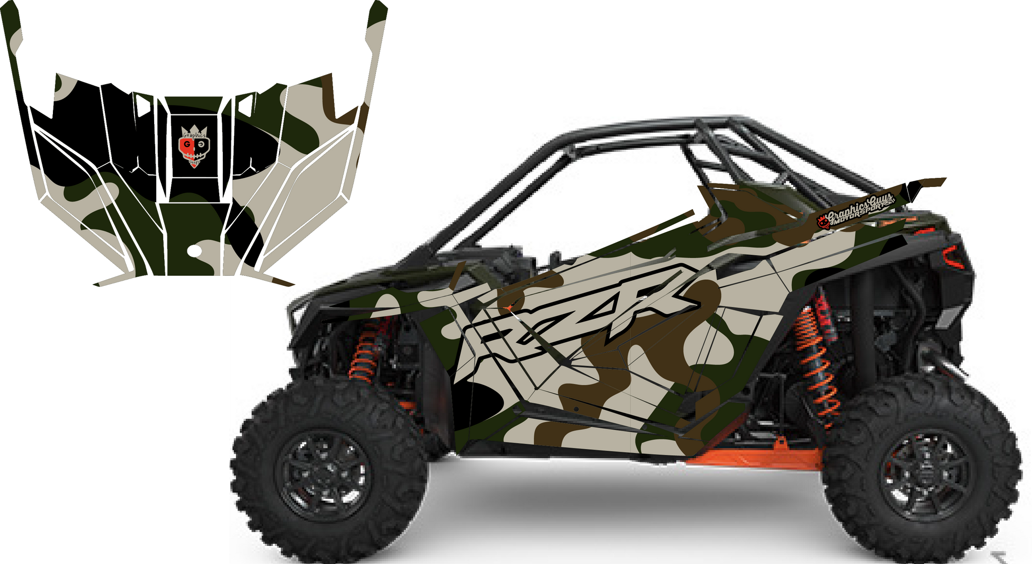 POLARIS RZR PRO XP "CAMO" – GraphicsGuys Motorsports