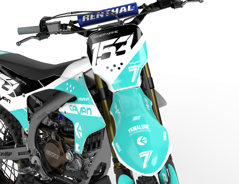 RHYTHM TEAL - FULL GRAPHICS KIT – GGMS
