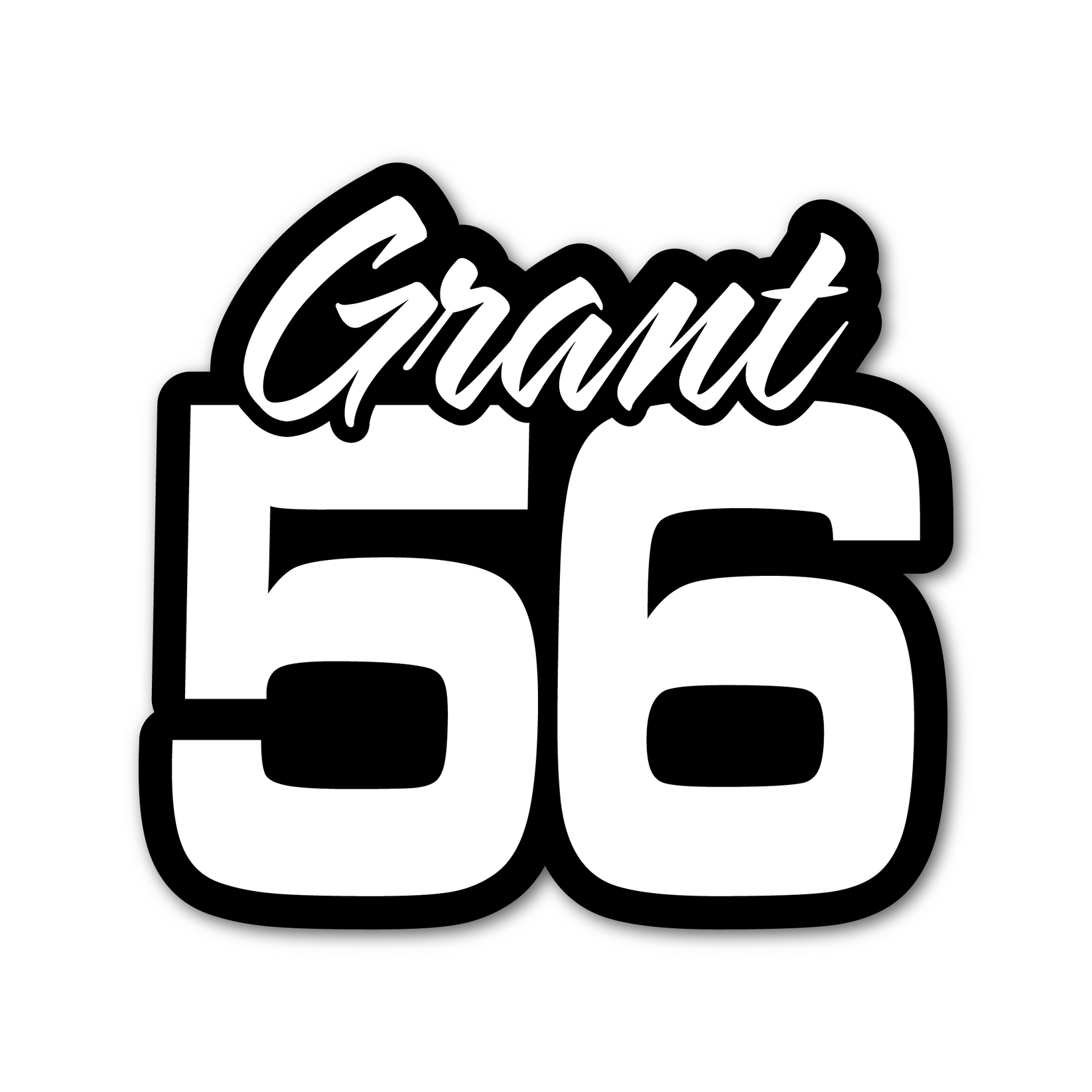 SCRIPT Style Iron-On Jersey Prints – GGMS